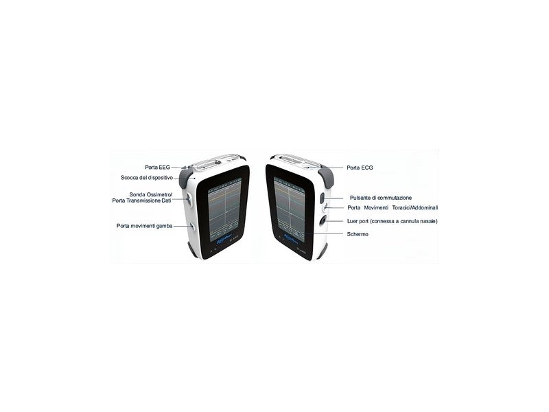 POLISOMNOGRAFIA COMPLETA PORTATILE/AMBUTORIALE Modello SF-A40S - Dispo ...